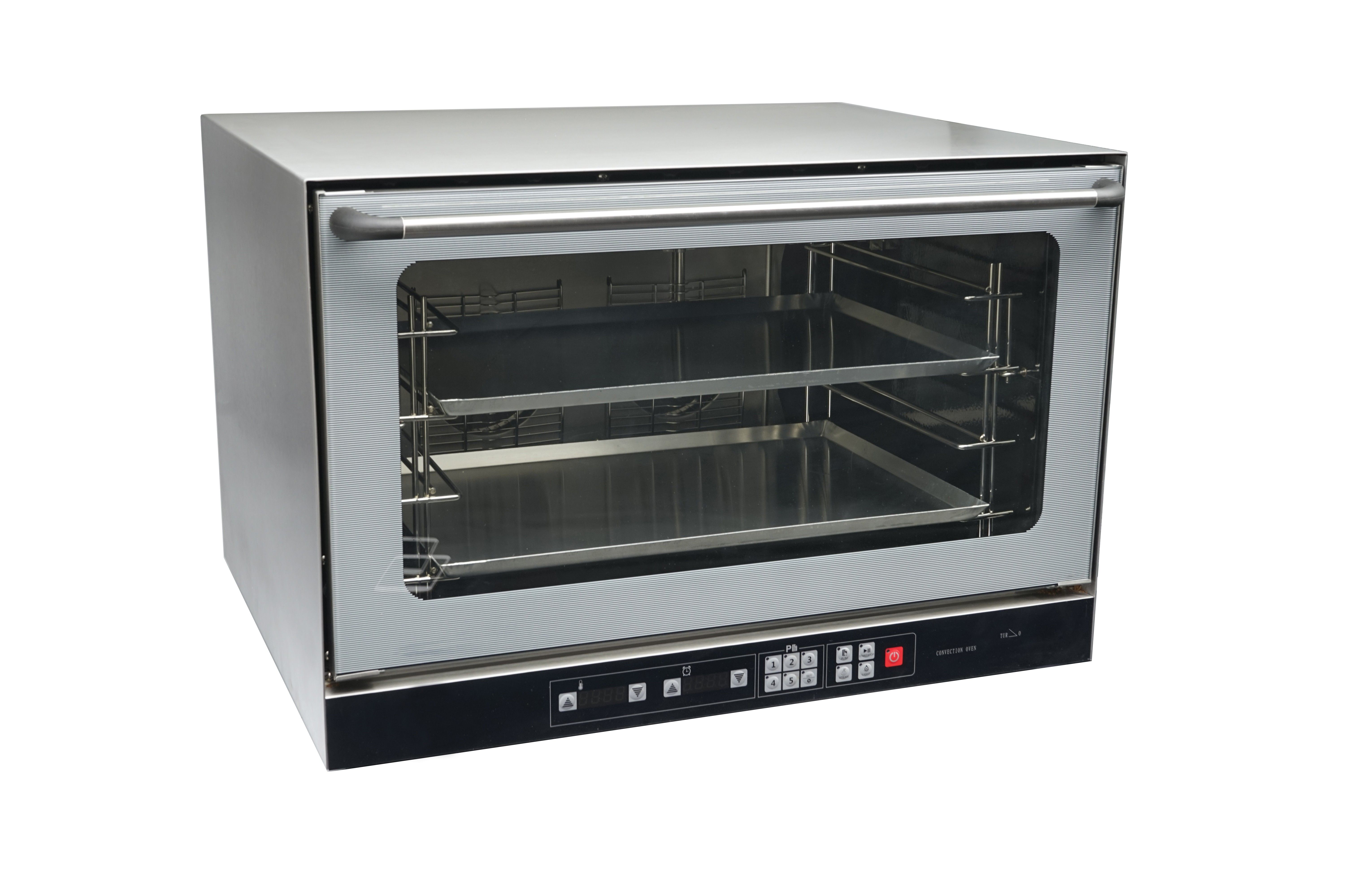 Brunetti Hermanos - Horno Convector Eléctrico HCE64 - 4 bandejas 600x400 mm
